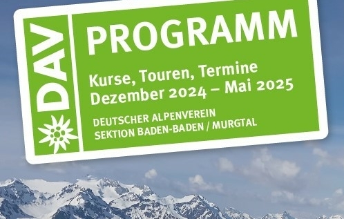 Das Programm Dezember 2024 bis Mai 2025 ist da... - DAV